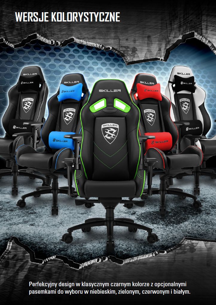 Sharkoon Skiller SGS3 Czarno-biały - Fotel - Morele.net