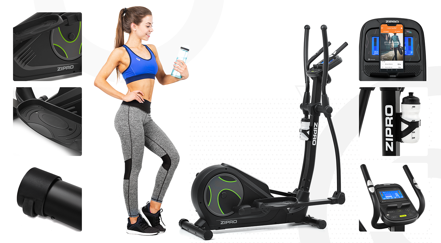 Orbitrek Zipro Heat elektromagnetyczny - Arena.pl