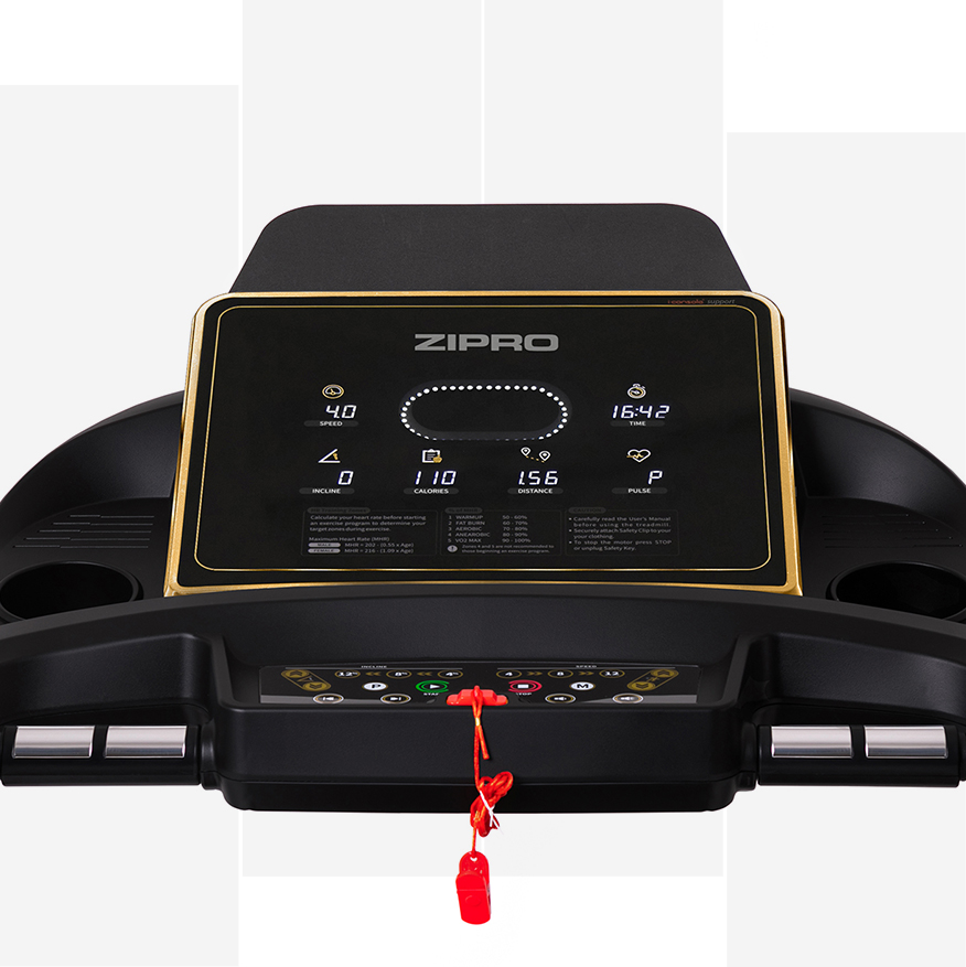 Bėgimo takelis Zipro Dream Pacemaker iConsole+ Gold, žema kaina | Varle.lt
