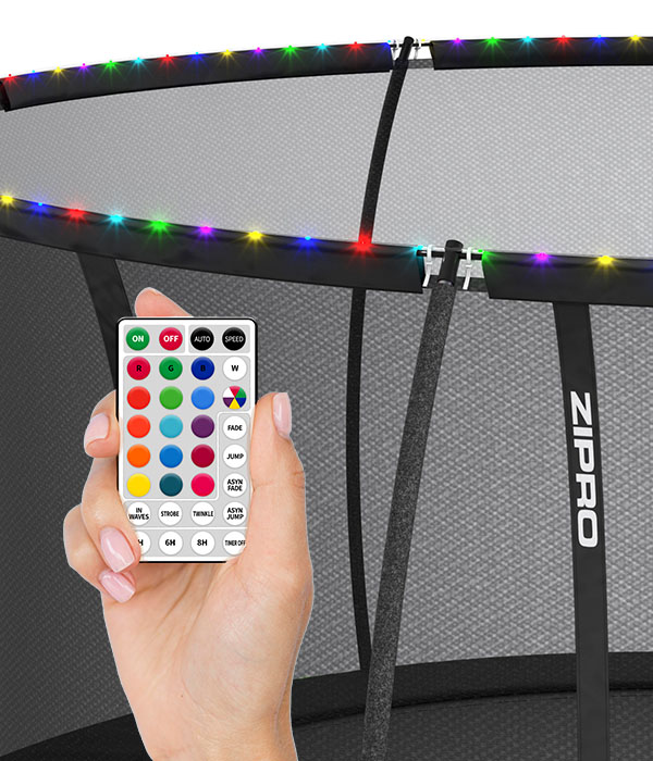 Zipro ZIPRO zestaw oświetleniowy 10 m do trampoliny 10FT 312 cm ...